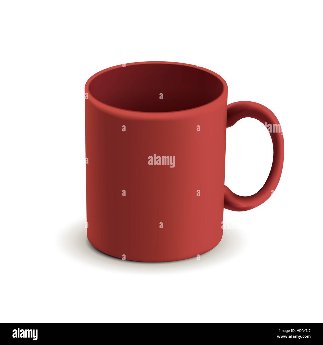 Red teacup Stock Vector Images - Alamy