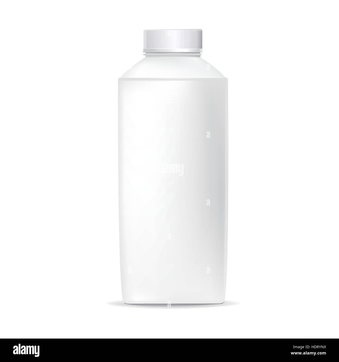 blank plastic bottle isolated on white background Stock Vector Image ...