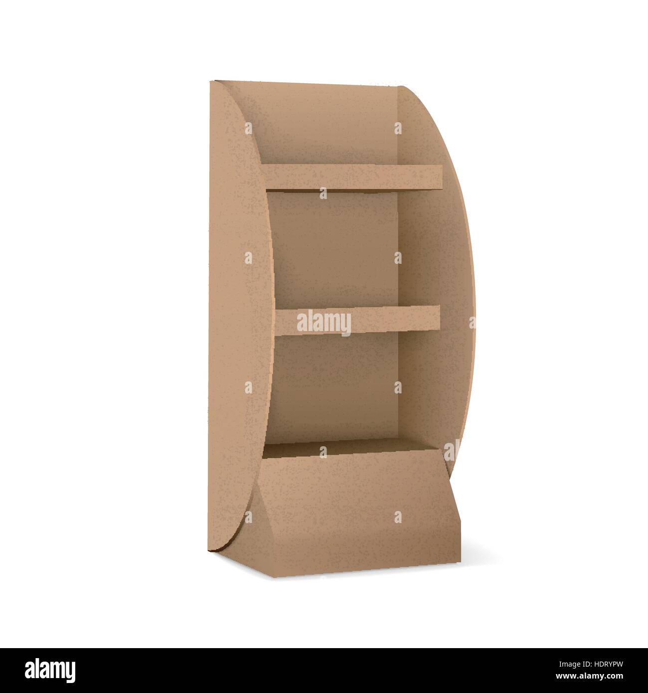 Set empty supermarket shelves Cut Out Stock Images & Pictures - Alamy