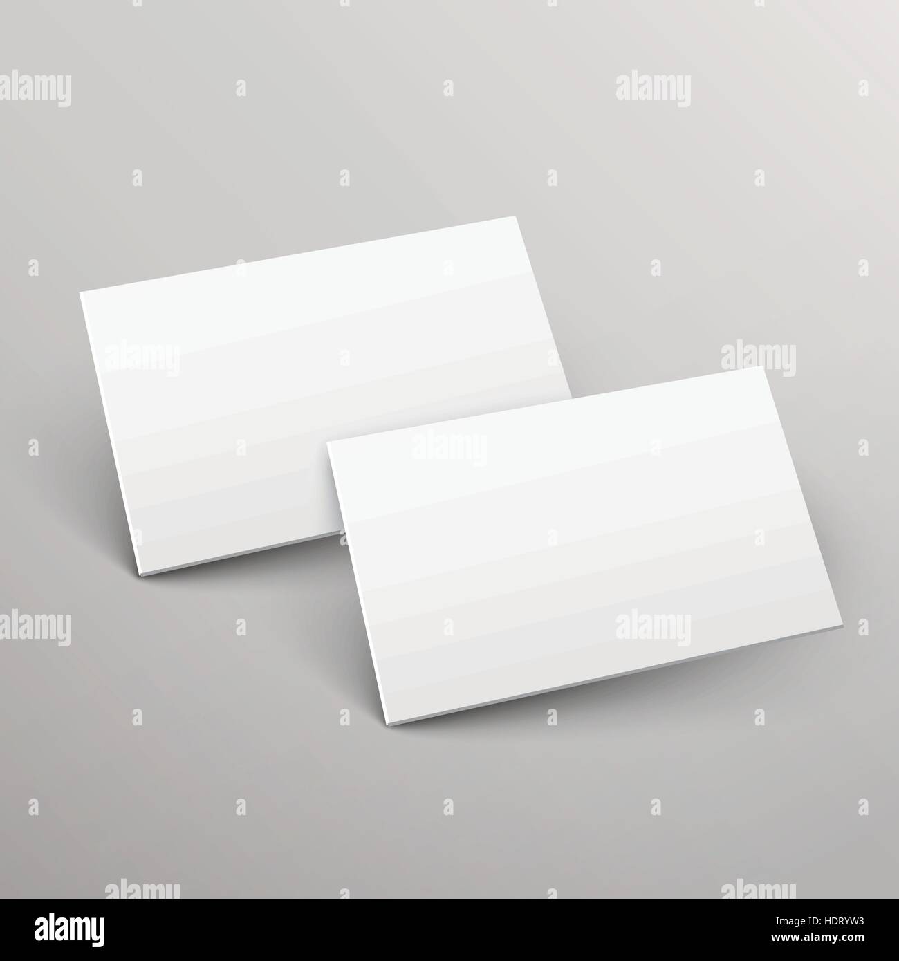 3d name cards template design isolated on grey Stock Vector Image & Art ...