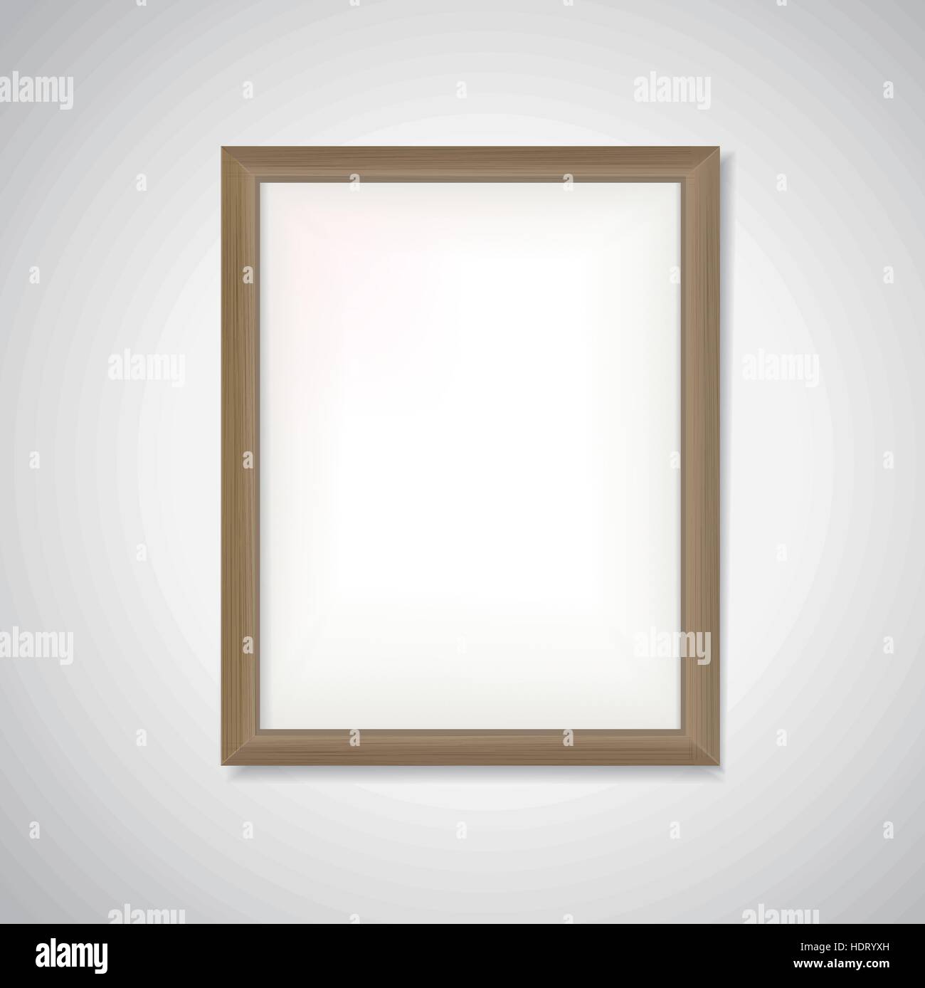 Blank wooden frame Stock Vector Images - Alamy
