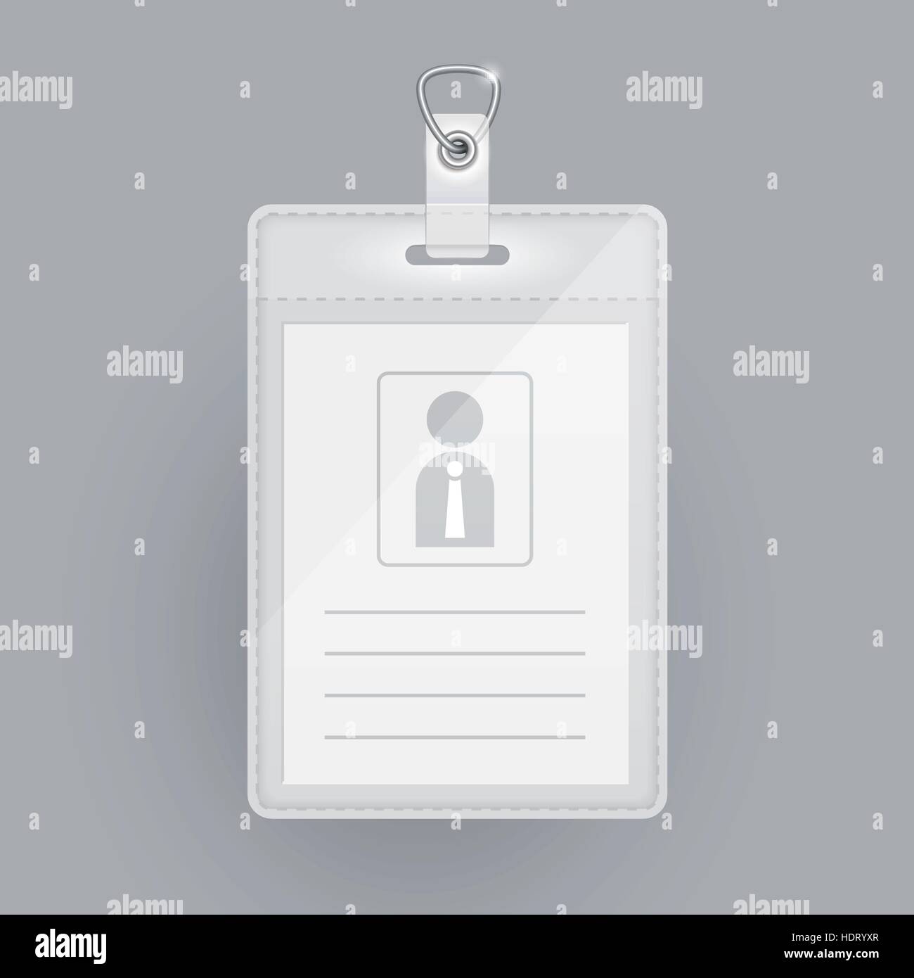 Identification card hanging vector hi-res stock photography and images ...