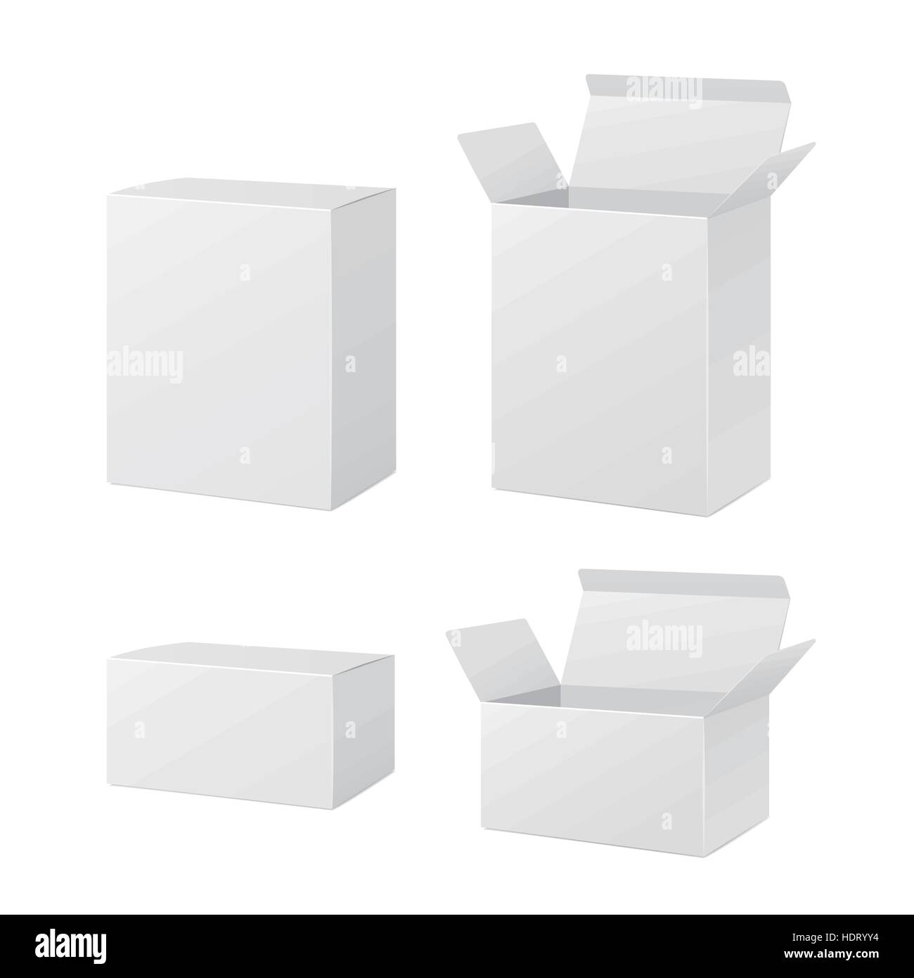 Blank boxes Stock Vector Images - Alamy