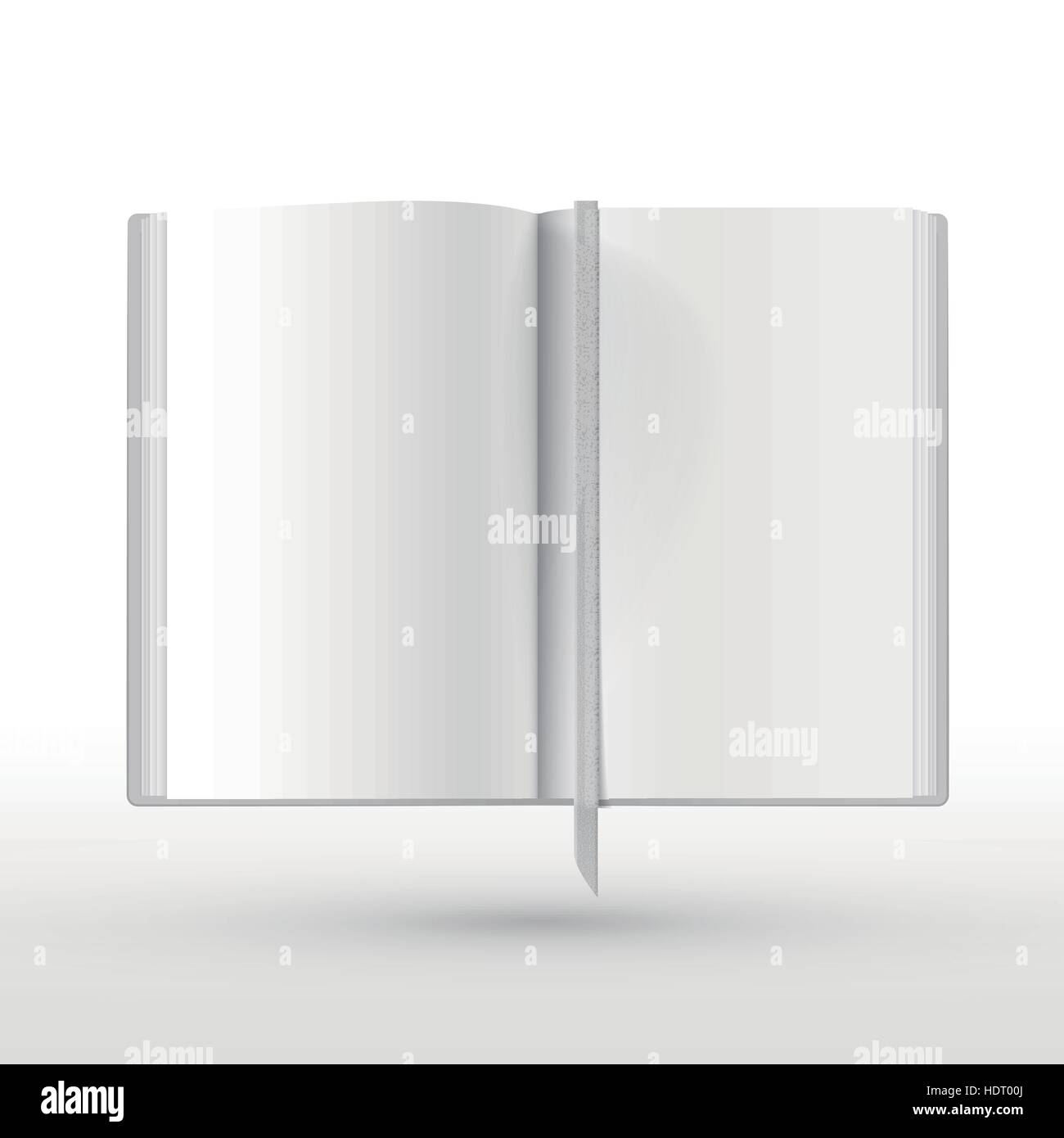 Blank pages 3d Stock Vector Images - Alamy