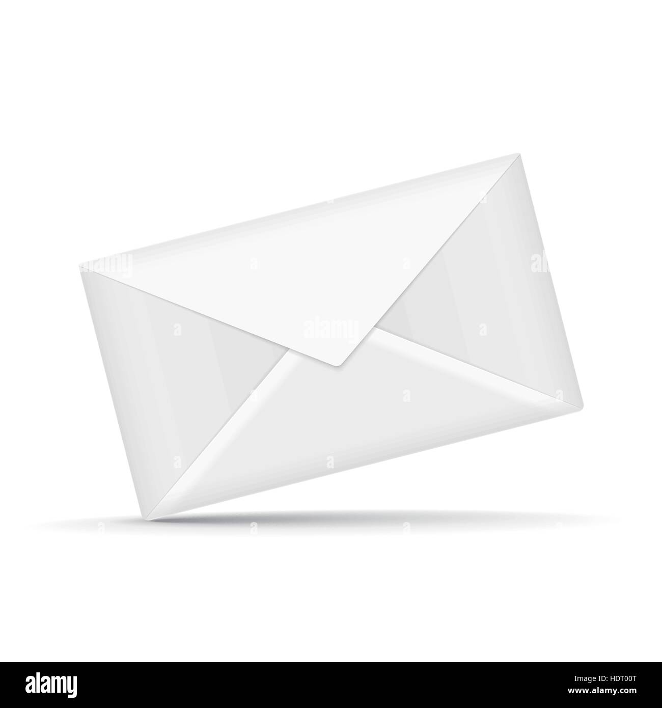 close up look at envelope isolated on white Stock Vector Image & Art ...