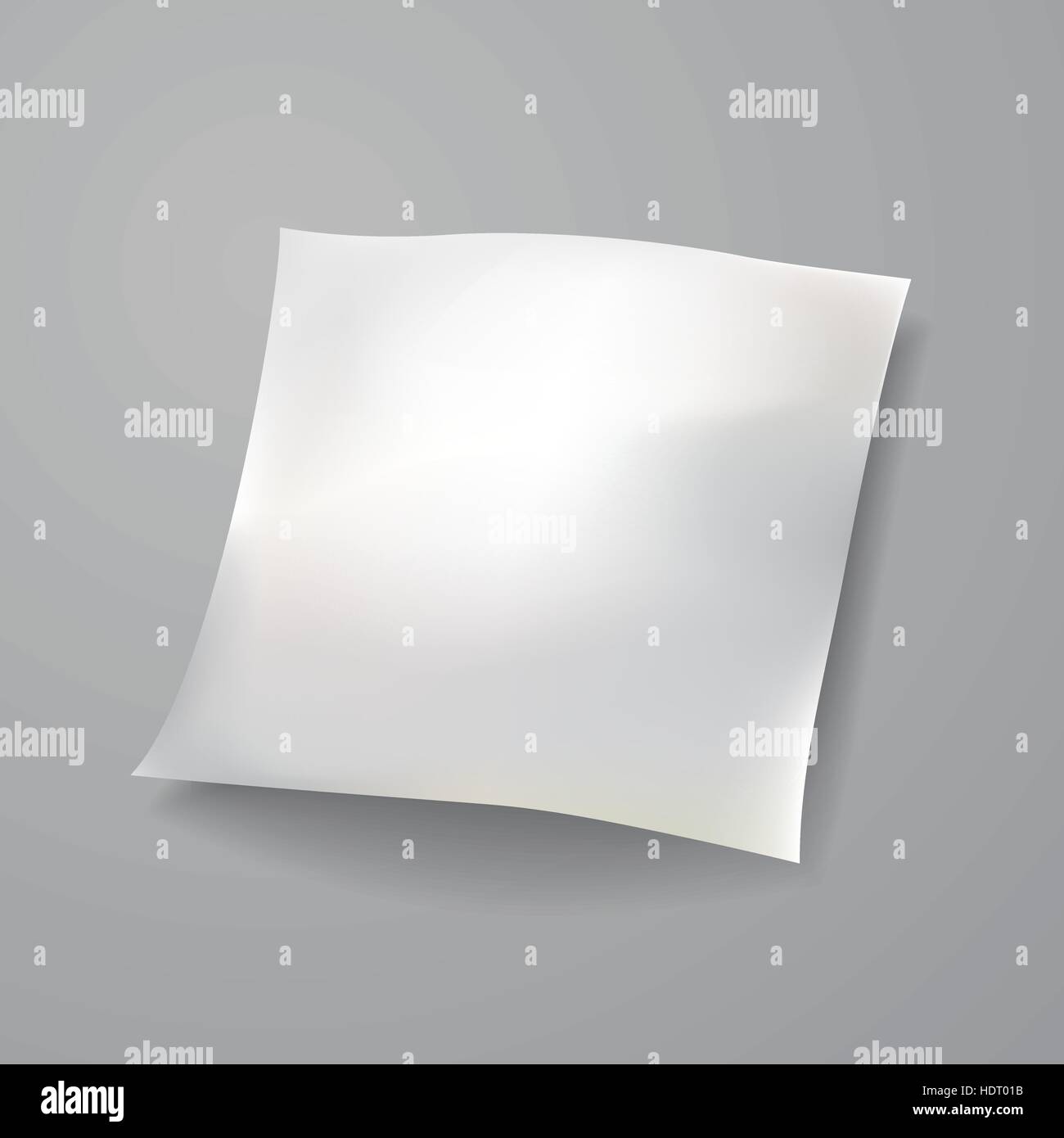 blank paper sheet template isolated on grey background Stock Vector ...