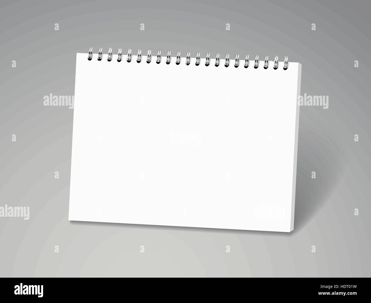 blank note book isolated on white background Stock Vector Image & Art ...