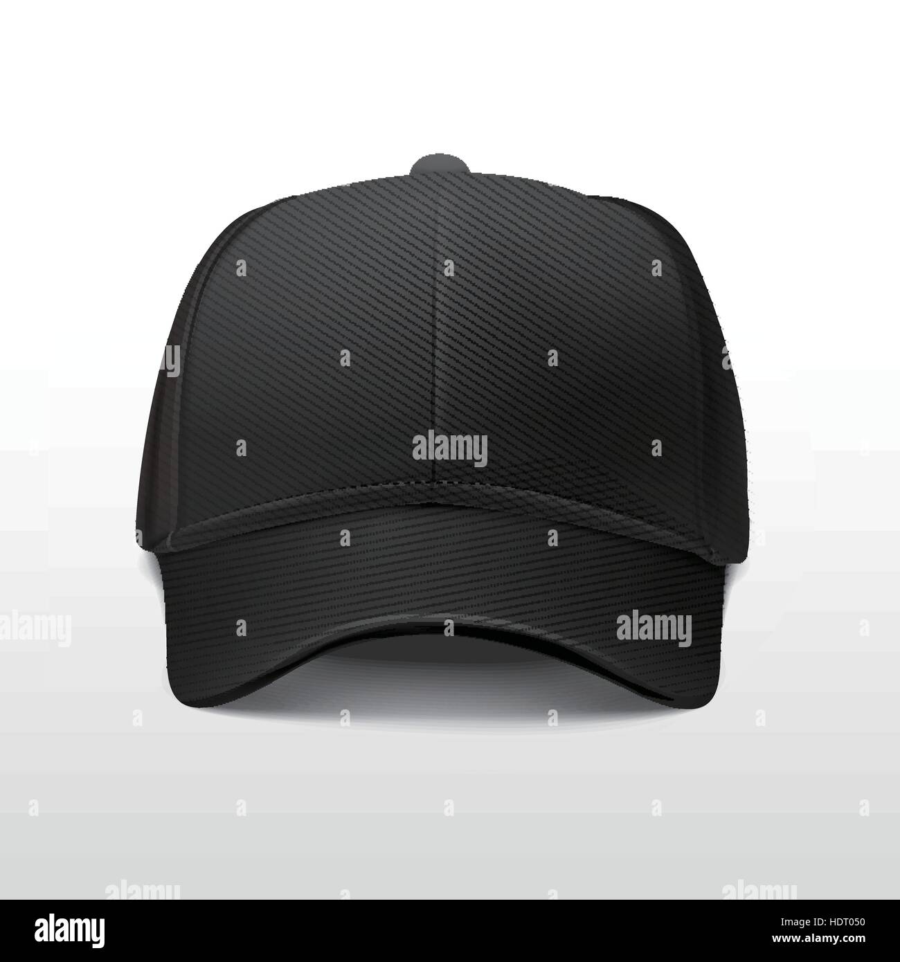 blank hat in black isolated on white background Stock Vector Image ...