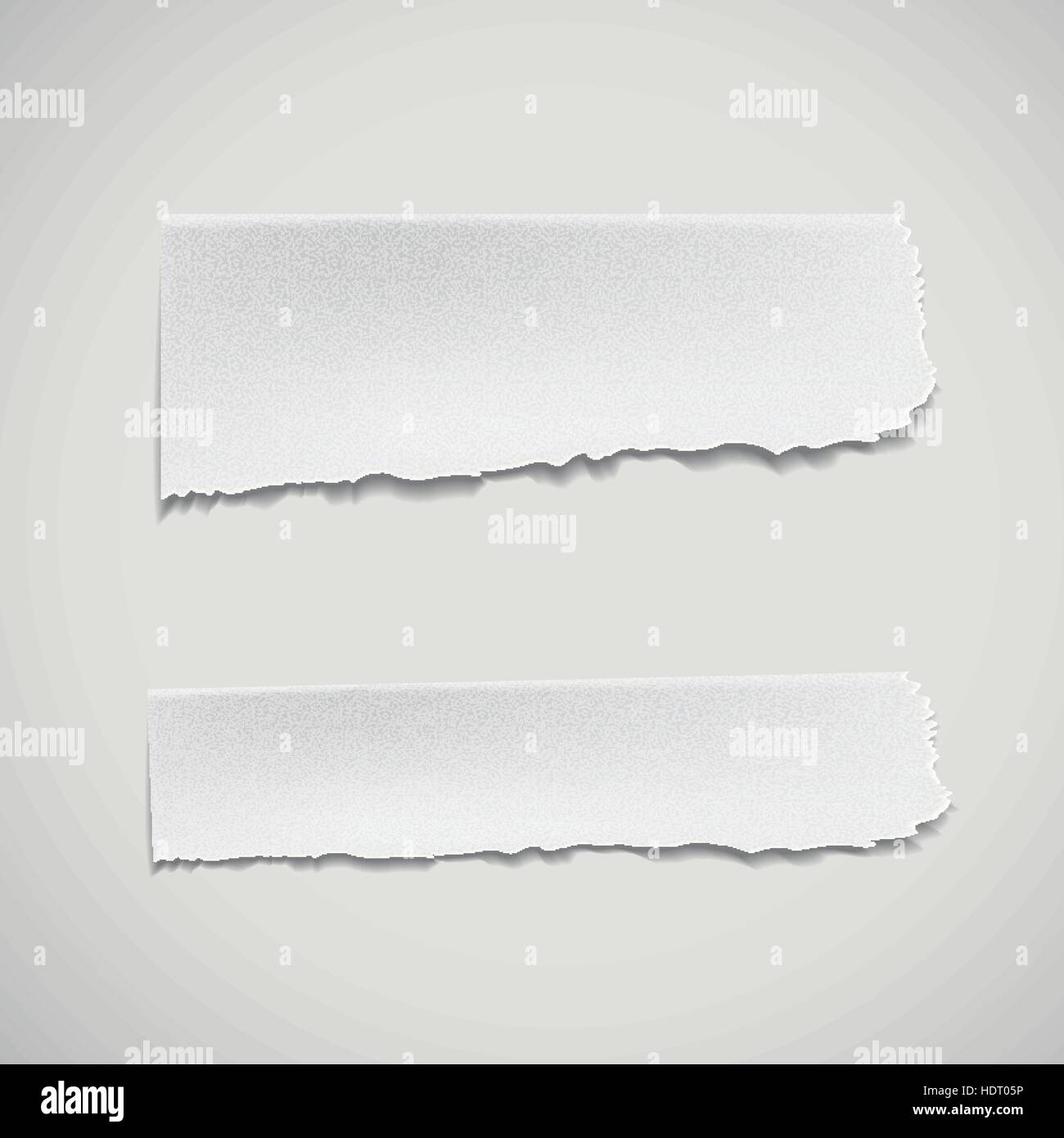 white ripped paper isolated on white background Stock Vector Image ...