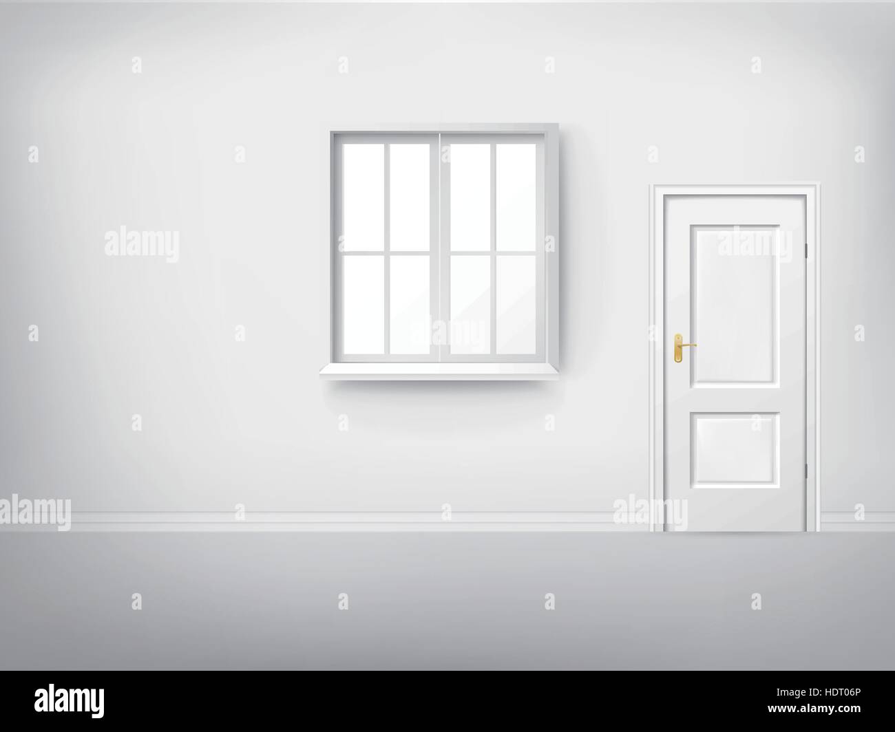 Large interior room window Stock Vector Images - Alamy