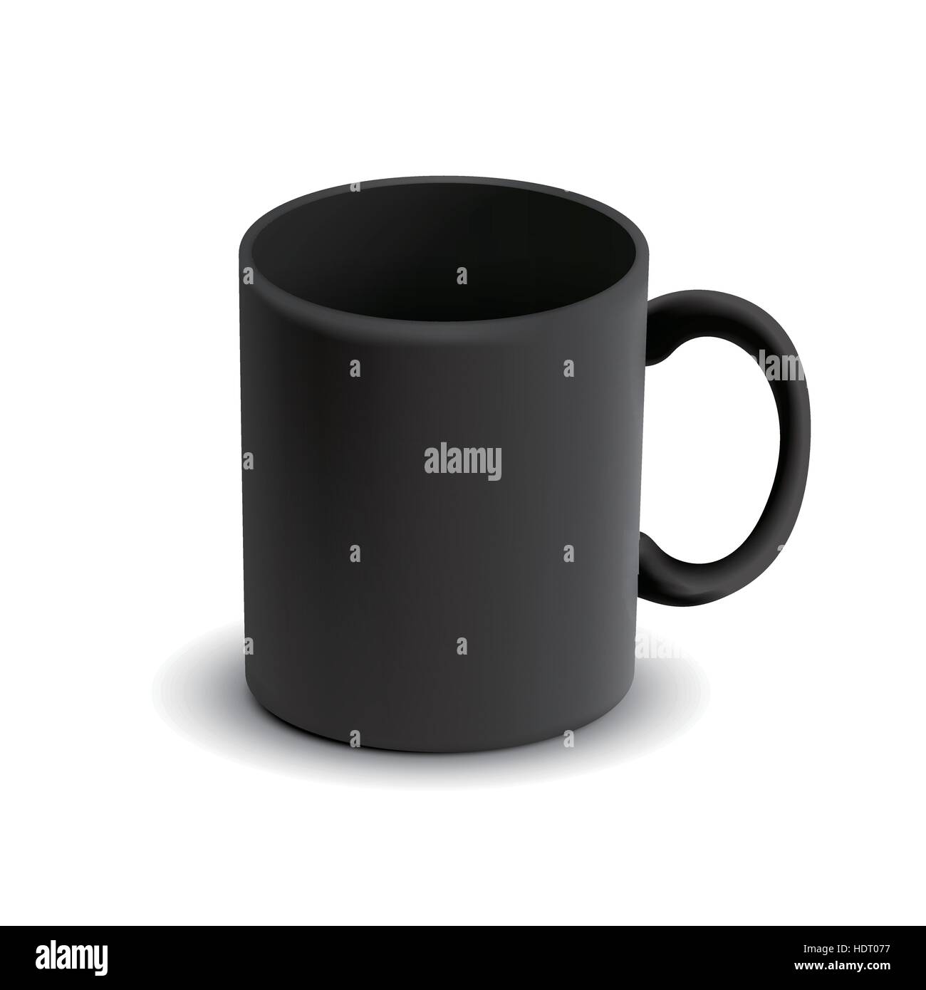 Blank empty mug on Stock Vector Images - Alamy