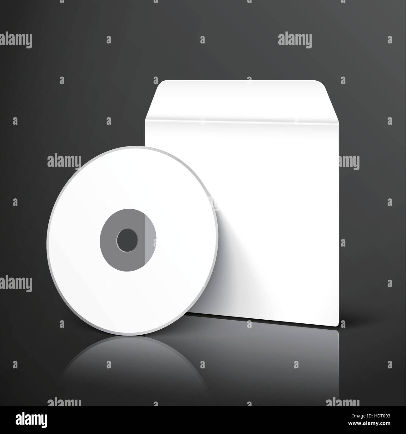 blank dvd and envelope template design set Stock Vector Image & Art - Alamy