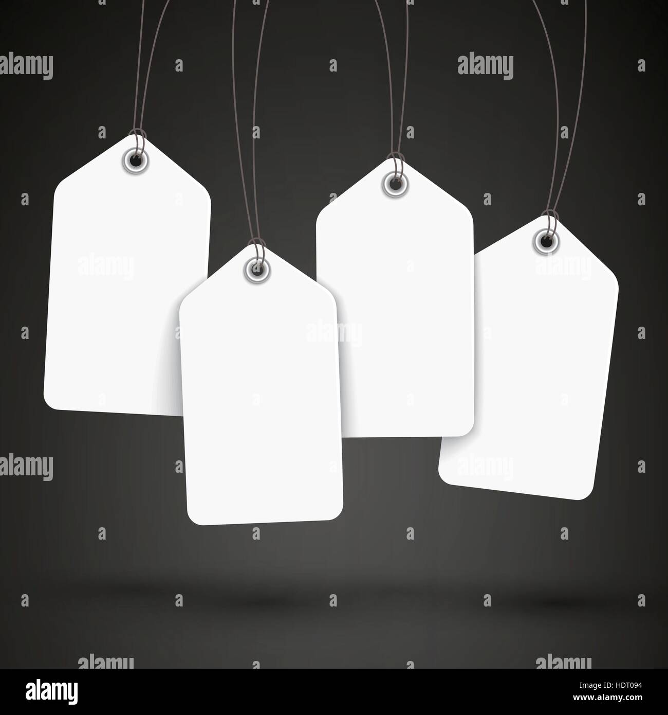 blank tags set design over black background Stock Vector Image & Art ...