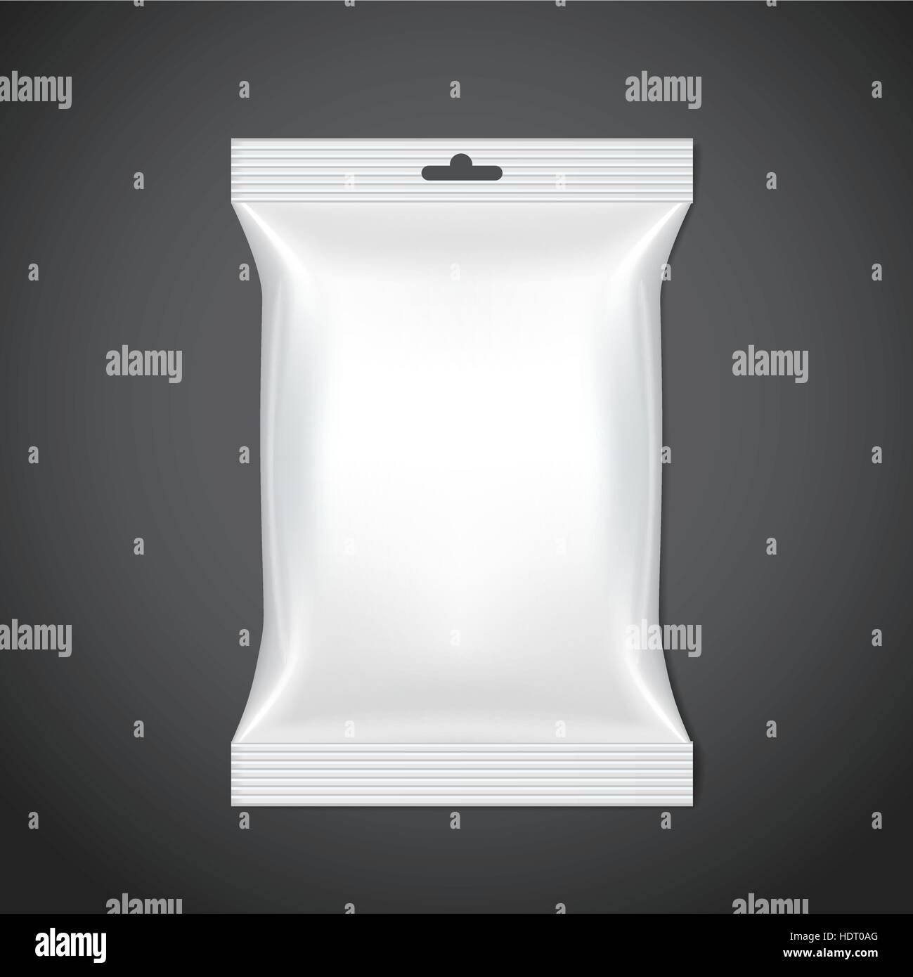 blank package template isolated on black background Stock Vector Image ...