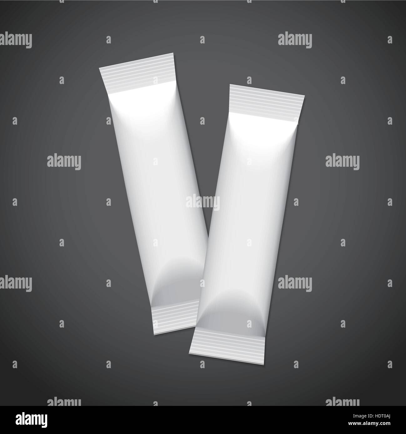 blank package set isolated on black background Stock Vector Image & Art ...