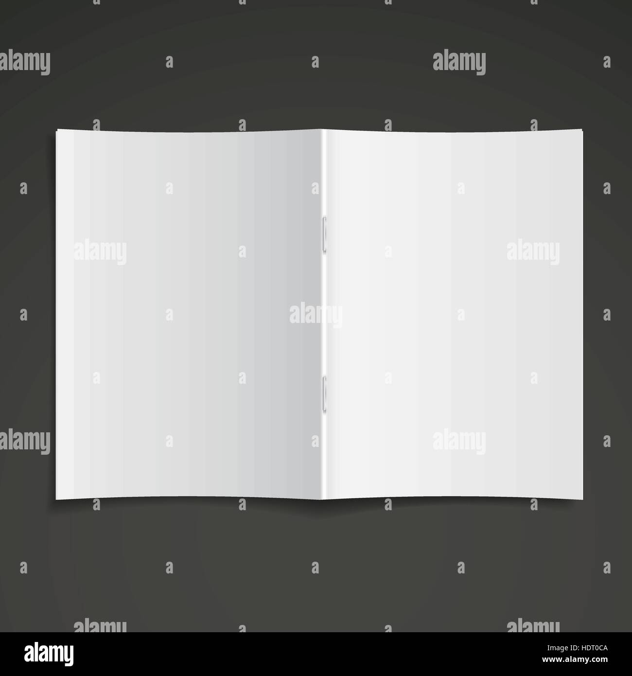 blank open book isolated over black background Stock Vector Image & Art ...