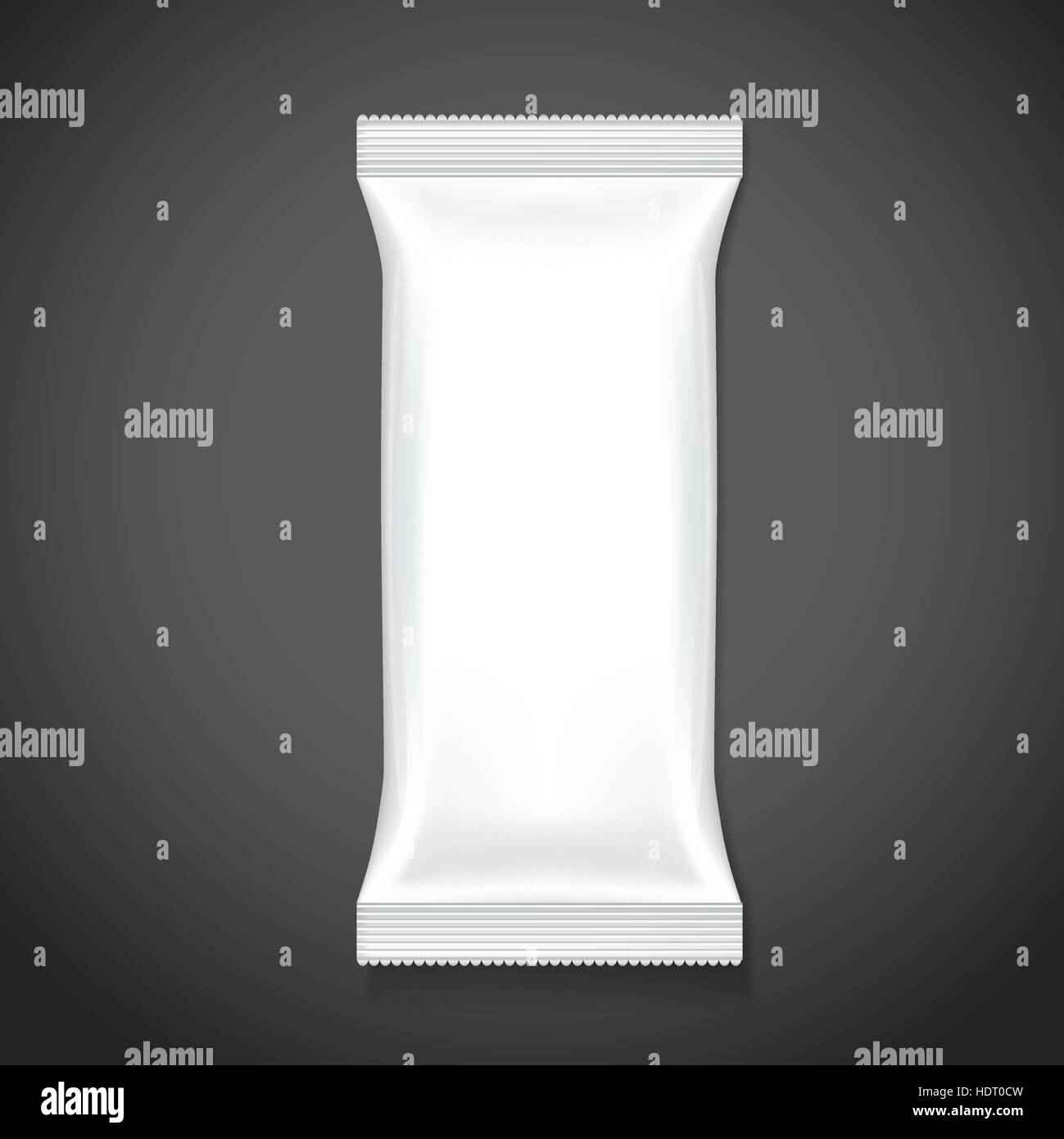 blank package template isolated on black background Stock Vector Image ...