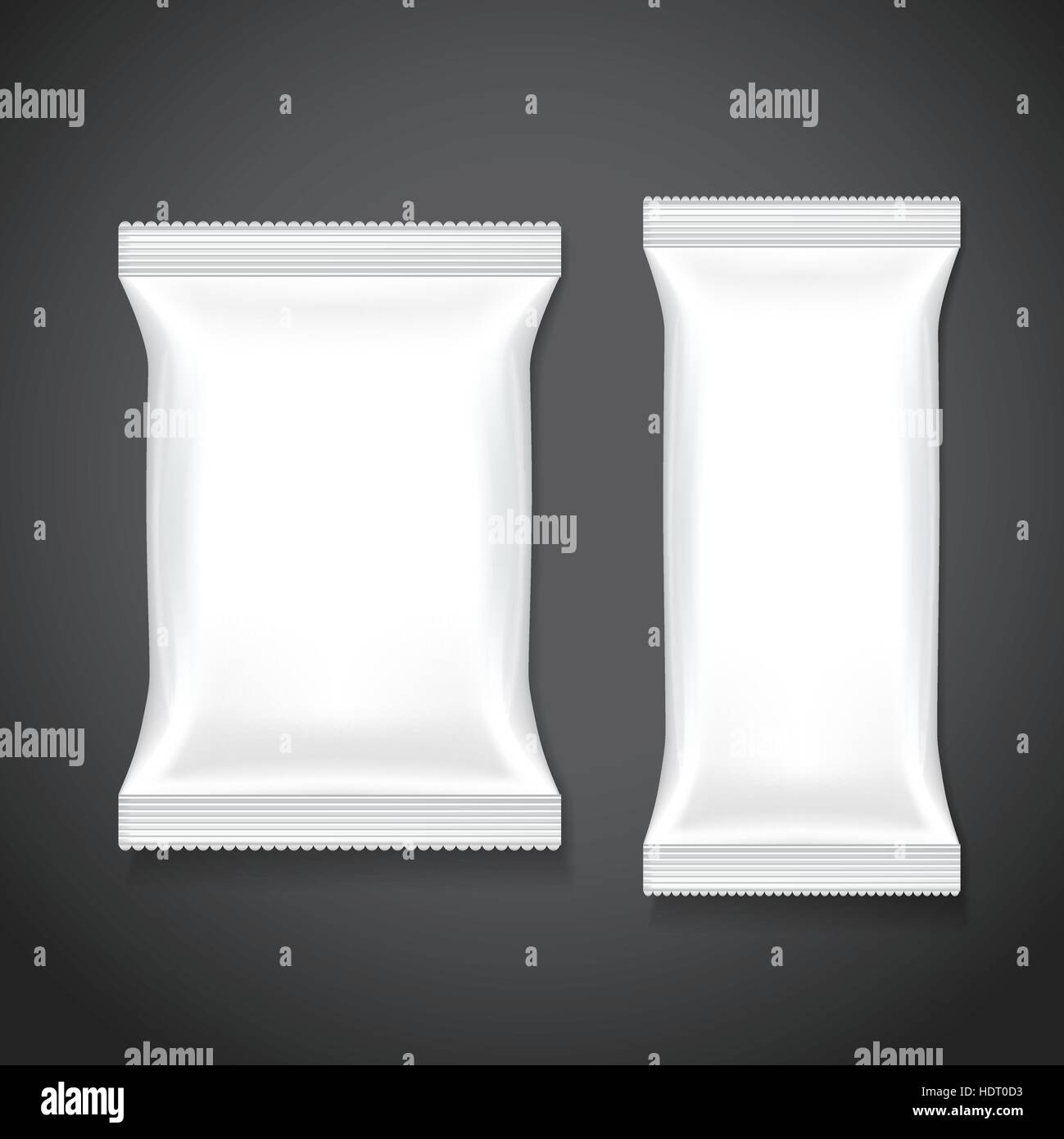 blank package set isolated on black background Stock Vector Image & Art ...