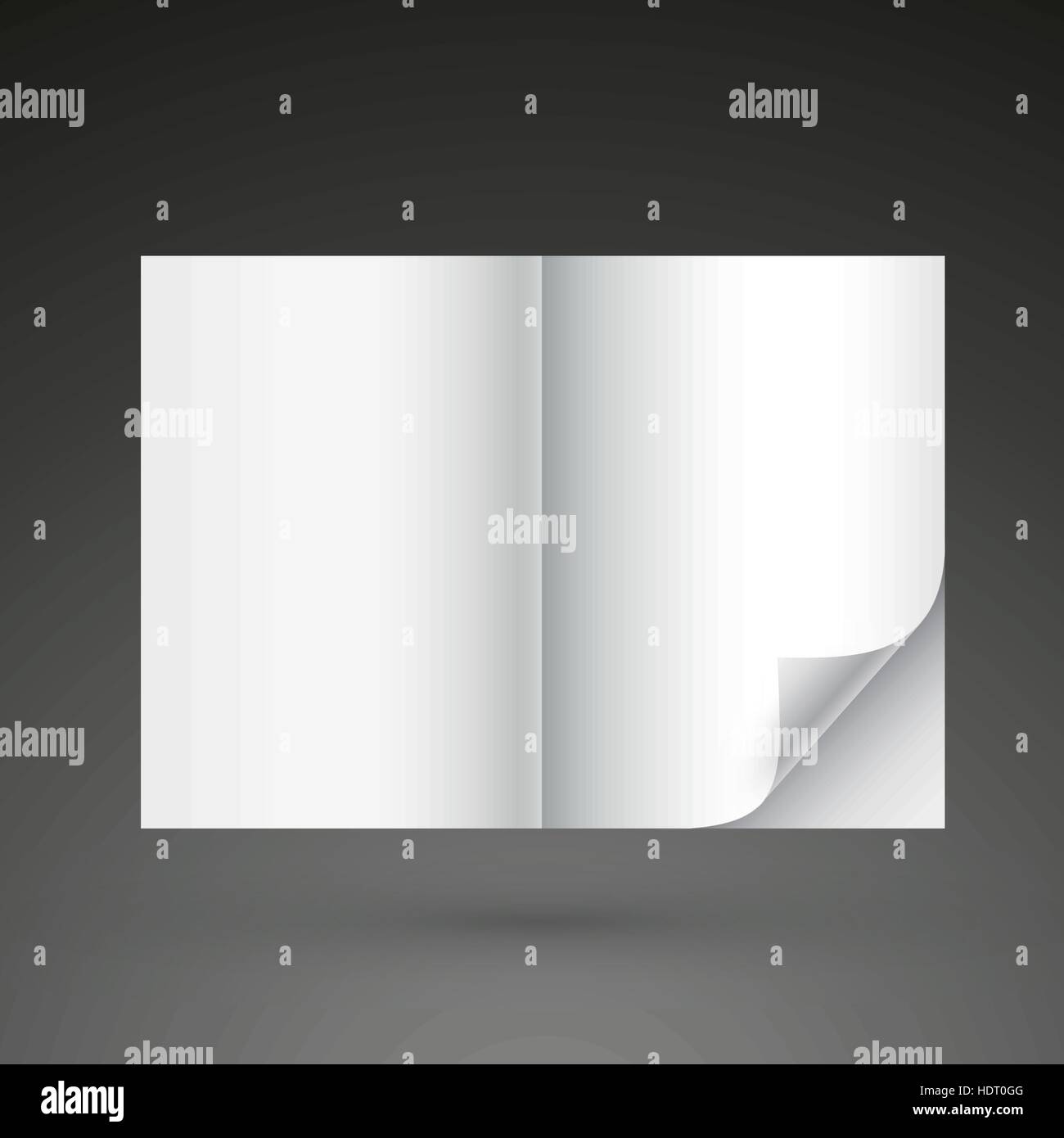 blank open book isolated over black background Stock Vector Image & Art ...