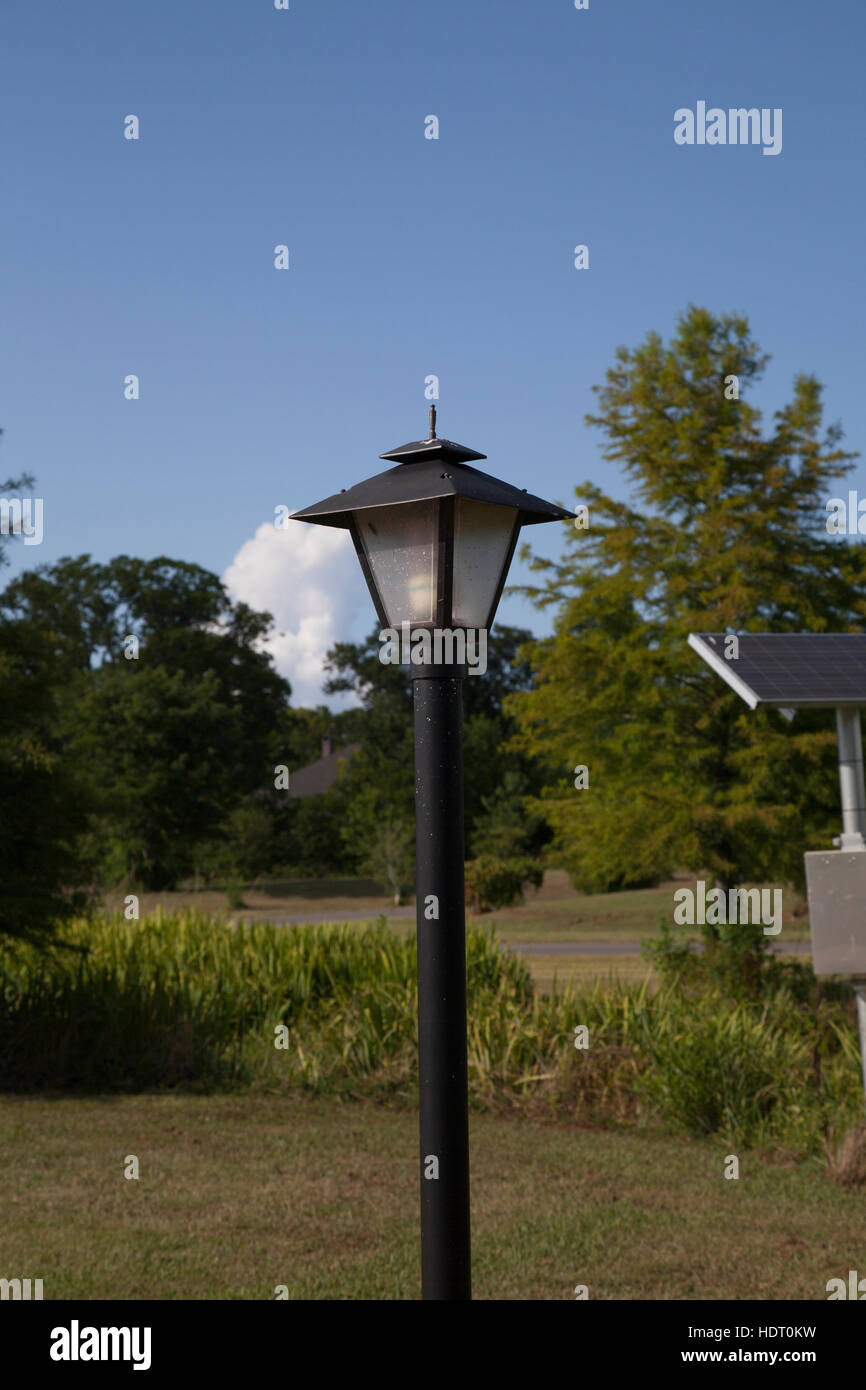 Antique lamp outside Stock Photo - Alamy