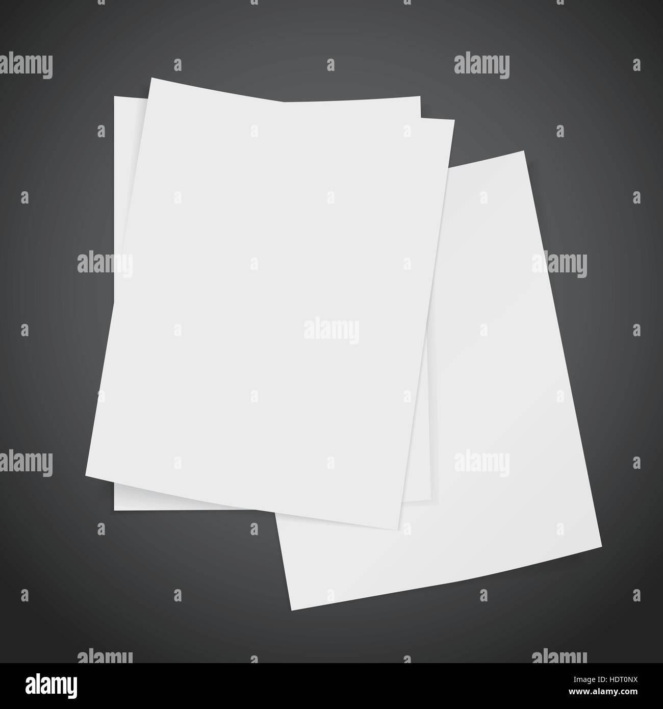 Stack of paper Stock Vector Images - Alamy
