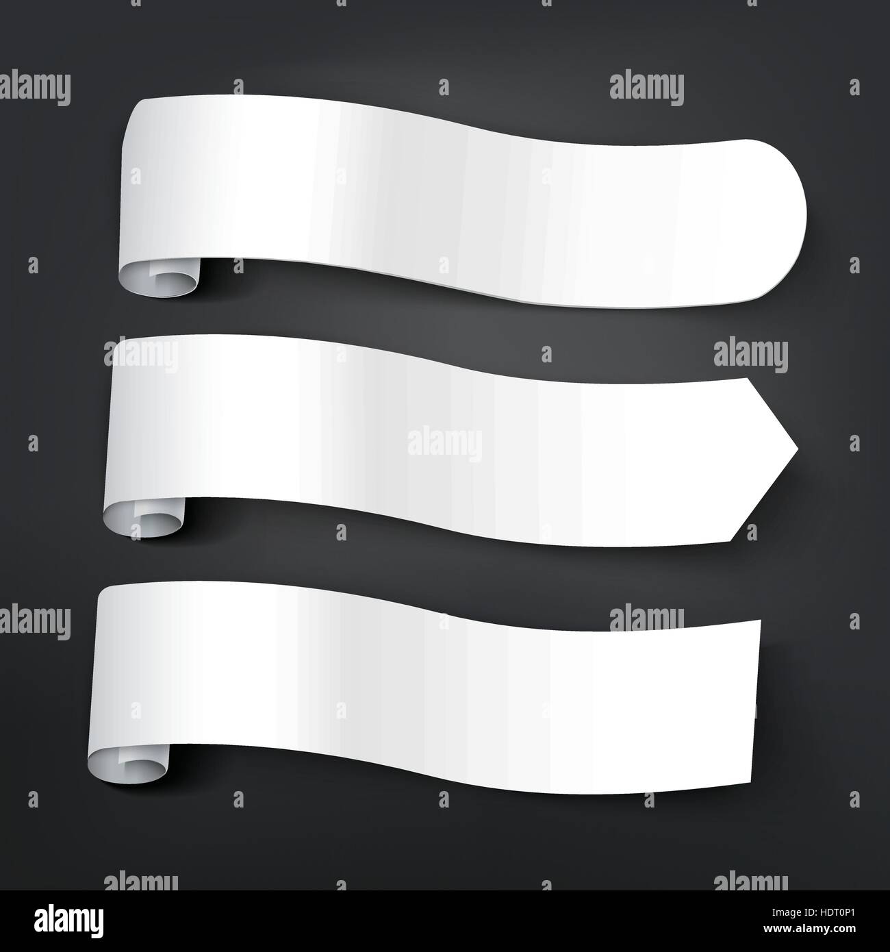 blank tags set isolated on black background Stock Vector Image & Art ...