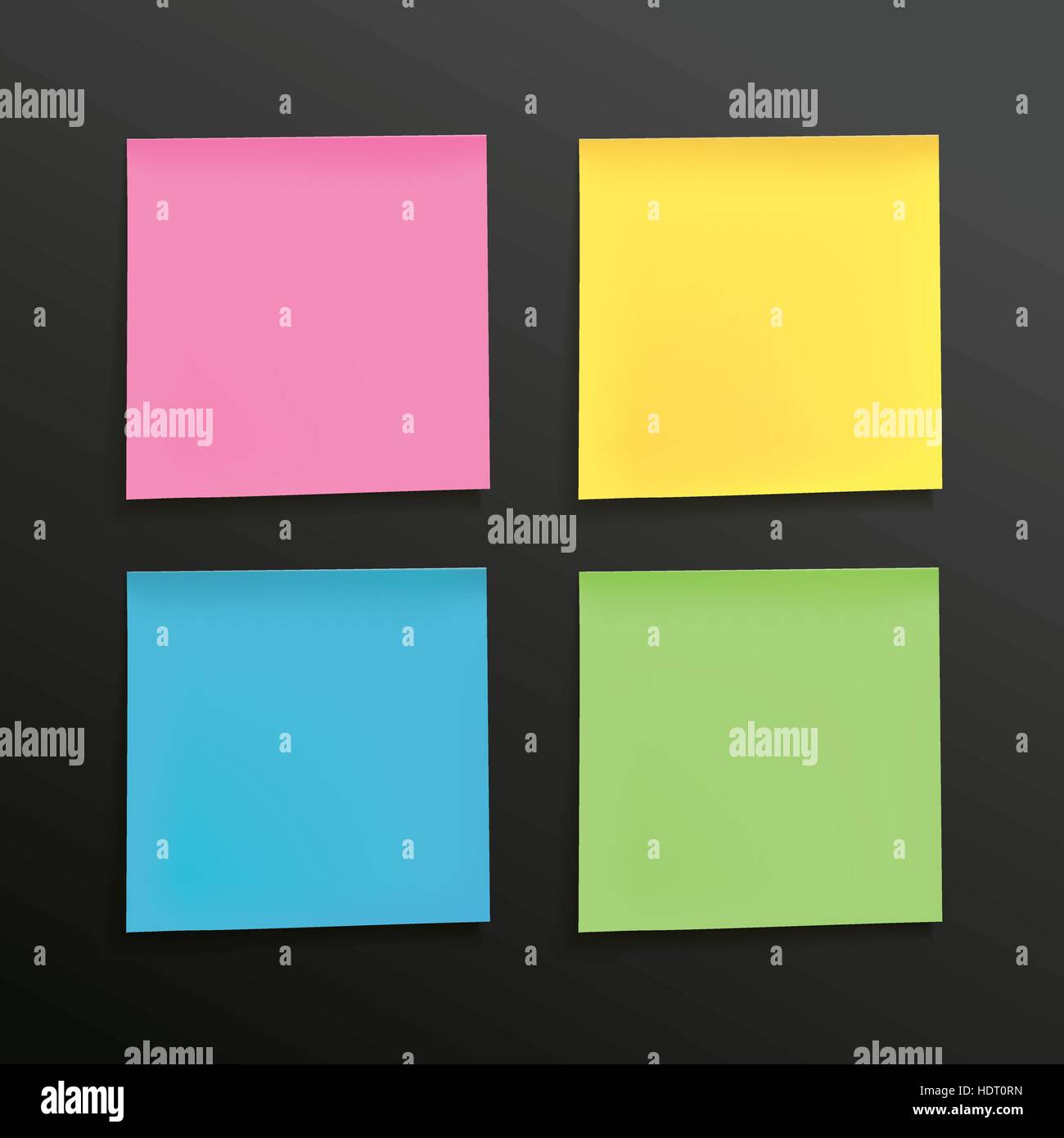 blank colorful sticky notes set over black background Stock Vector ... blank colorful sticky notes set over black background Stock Vector ...