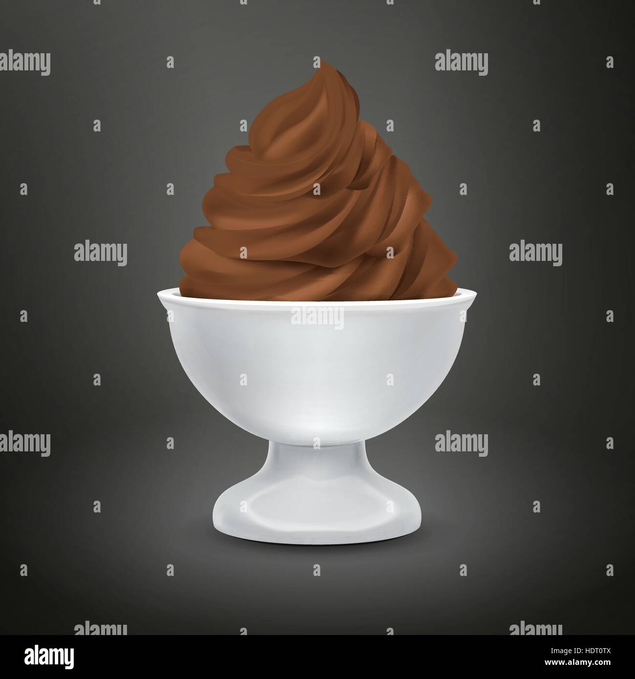 Empty ice cream container Stock Vector Images - Alamy