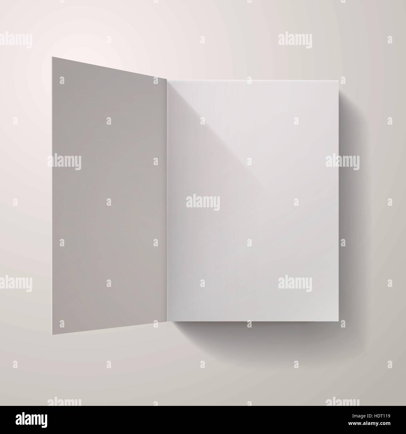 blank open book isolated on white background Stock Vector Image & Art ...