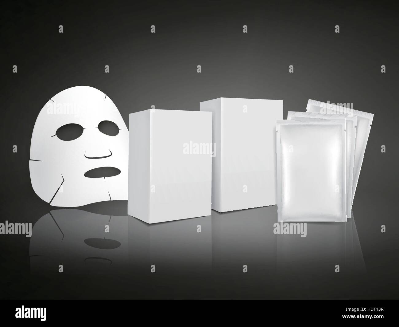 Sample facial mask isolated Stock Vector Images - Alamy