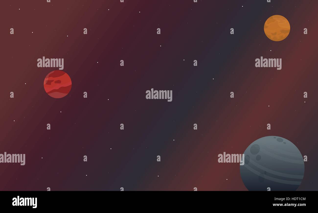 Collection of space nature landscape Stock Vector Image & Art - Alamy