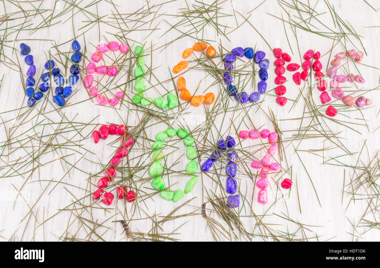 Welcome background hi-res stock photography and images - Alamy