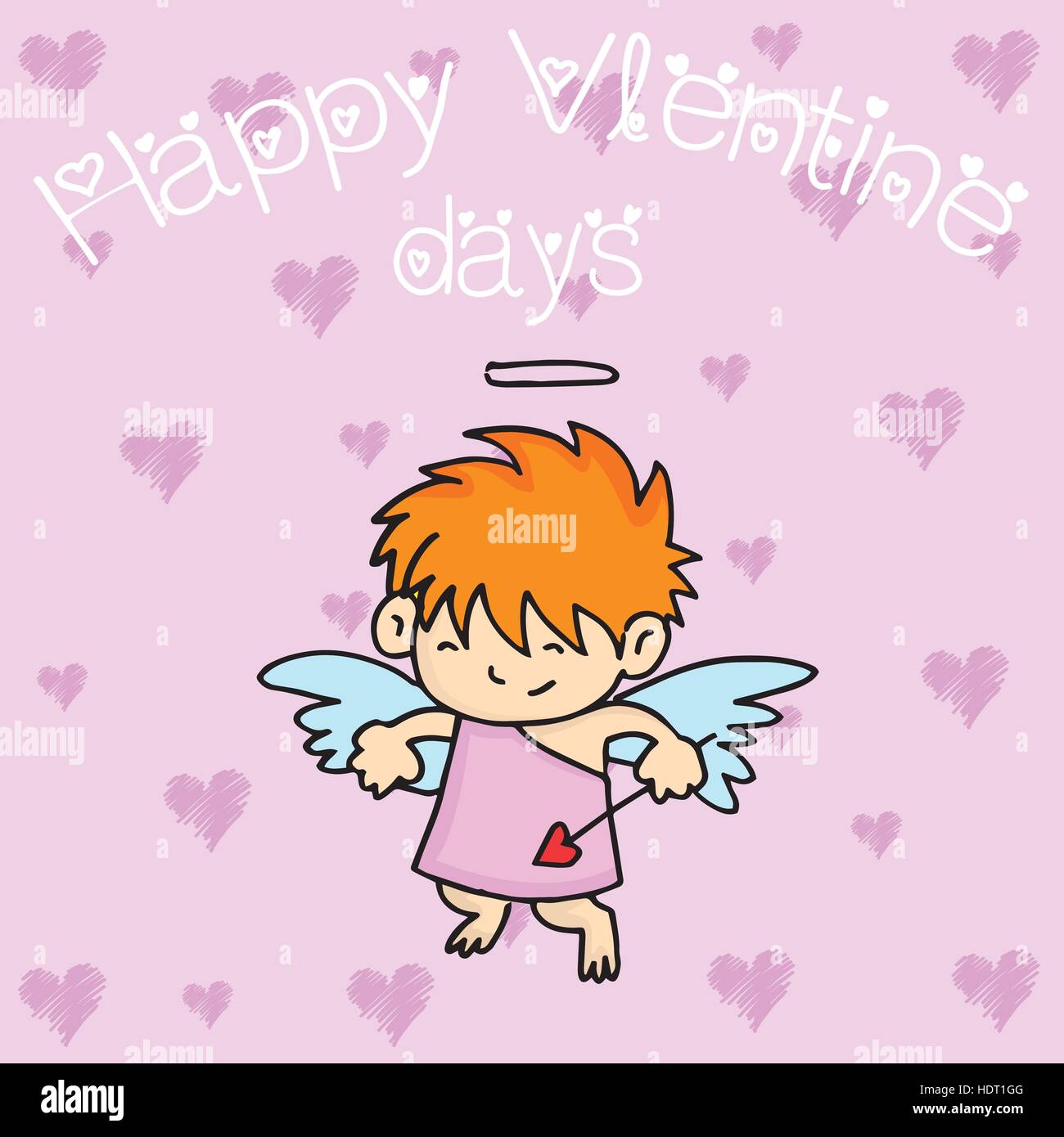 Funny cupid Stock Vector Images - Alamy