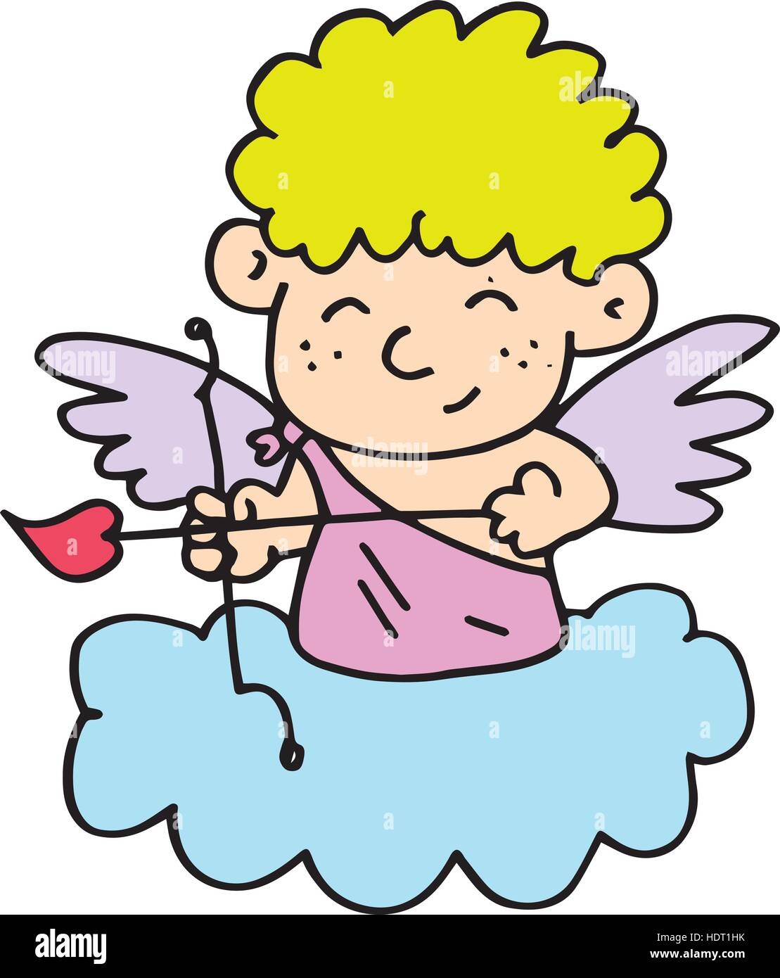 Cute cupid character vector art Stock Vector Image & Art - Alamy