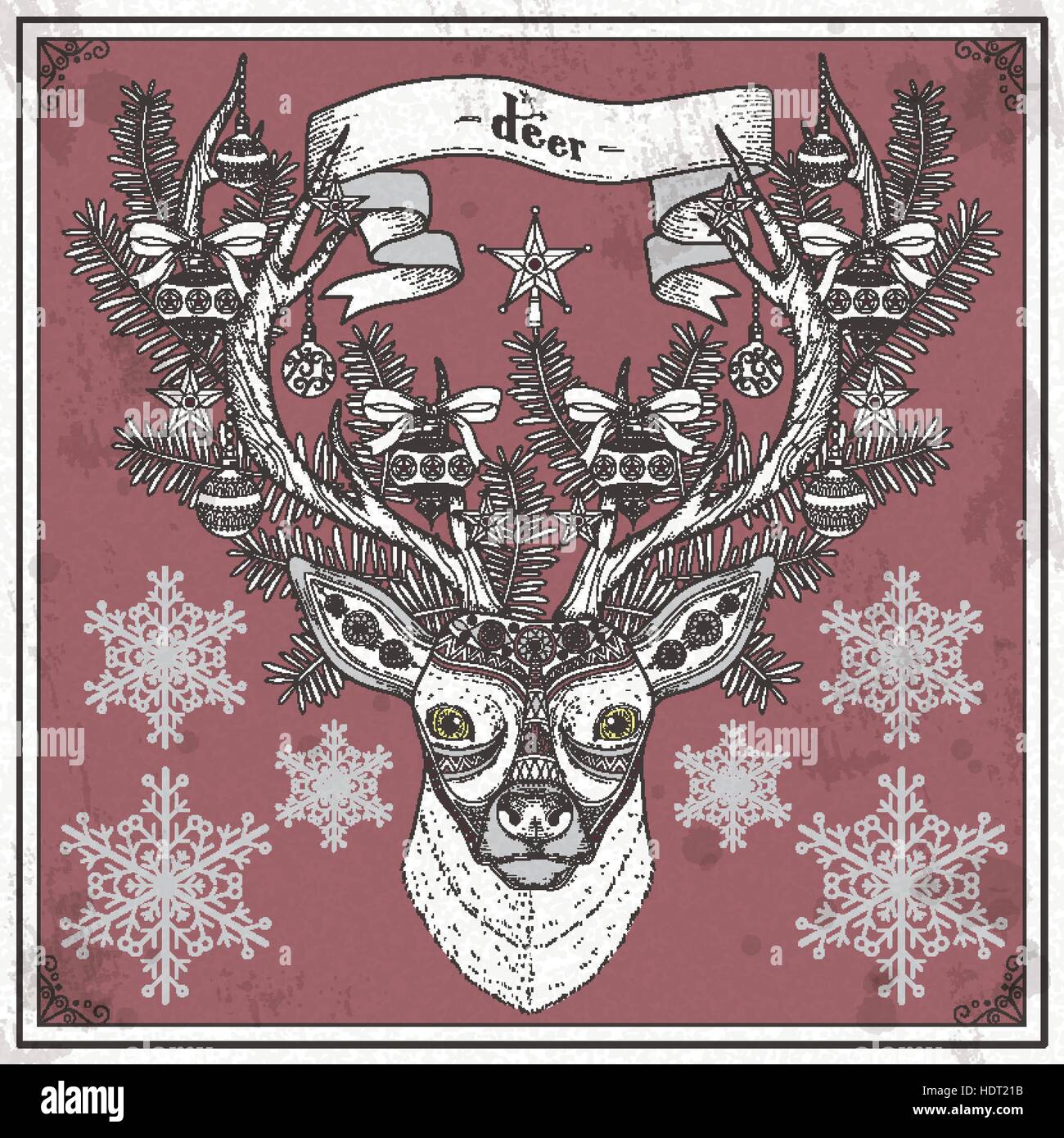 Snowflake coloring page Stock Vector Images - Alamy