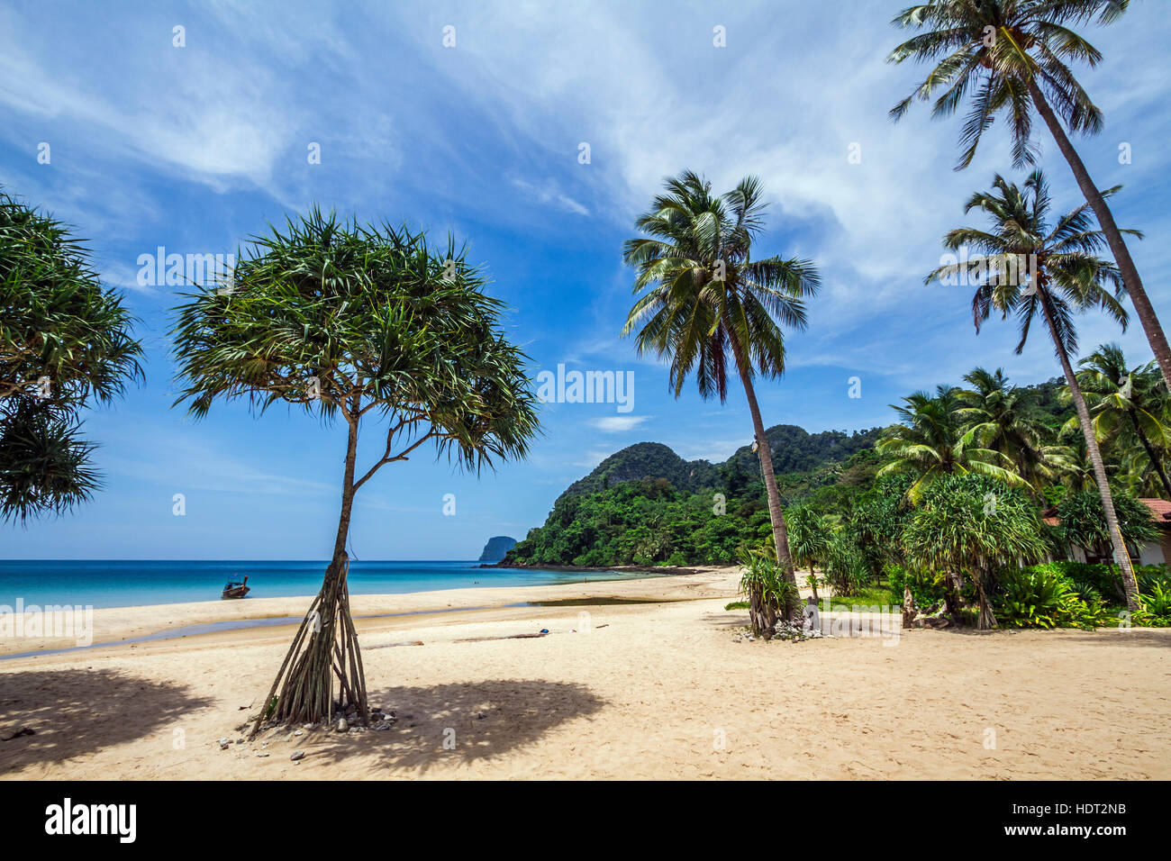 Koh Muk national park beach in Thailand Stock Photo - Alamy