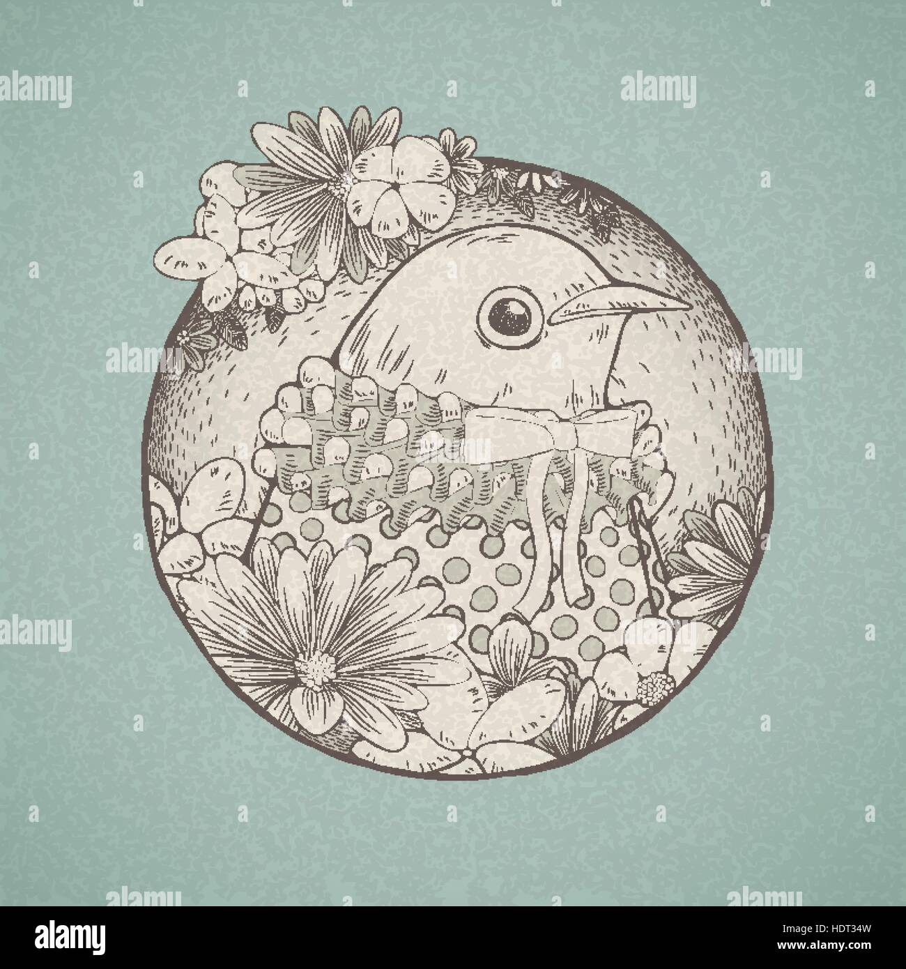 Classy bird Stock Vector Images - Alamy