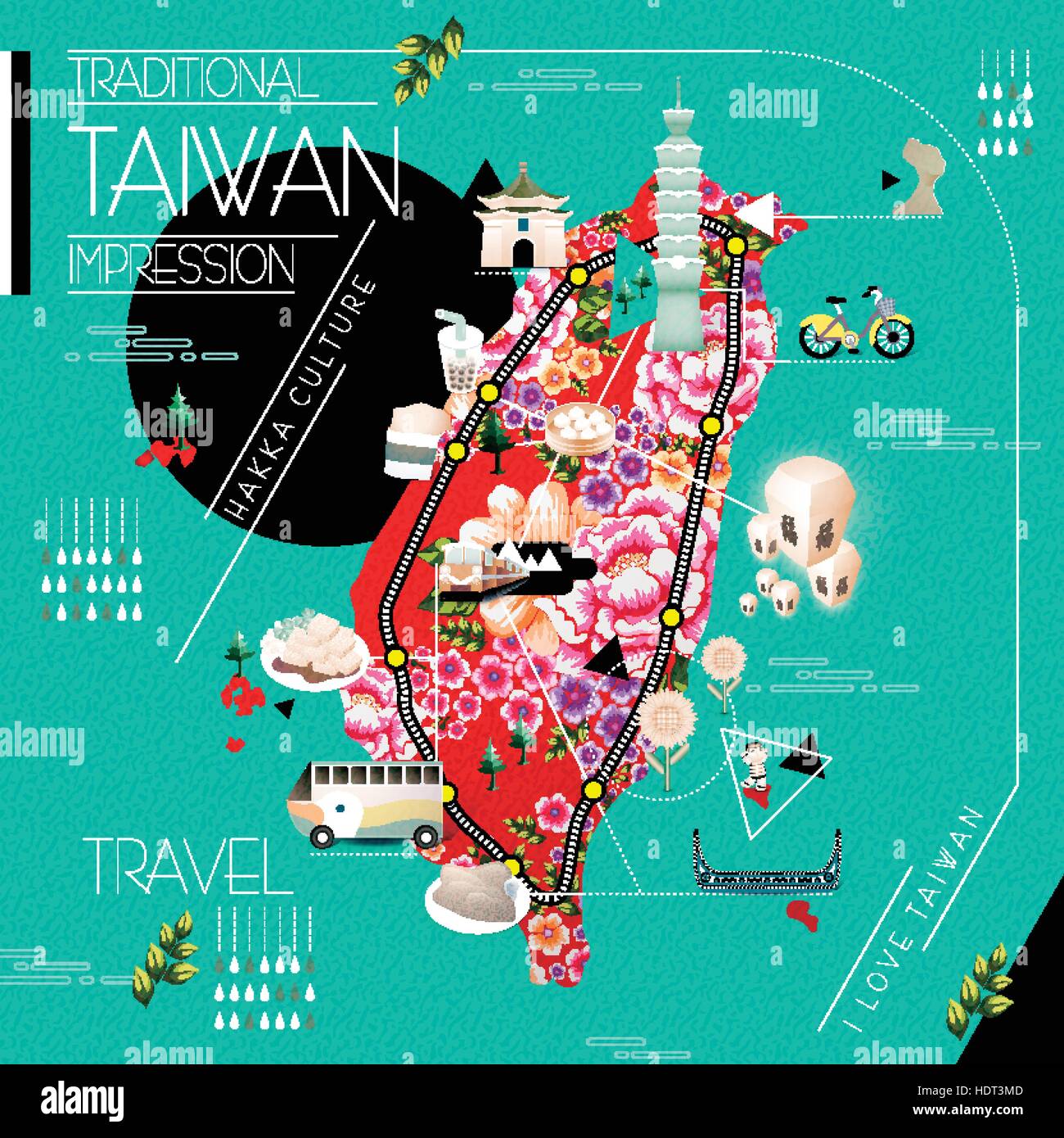 Taiwan food dishes Stock Vector Images - Alamy