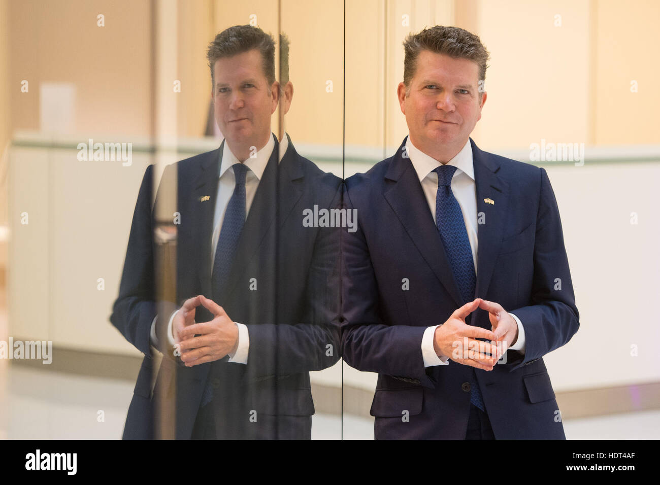 US Ambassador to the UK Matthew Barzun following a question and answer ...