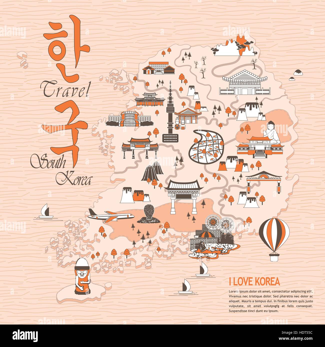 Museum of korean culture Stock Vector Images - Alamy