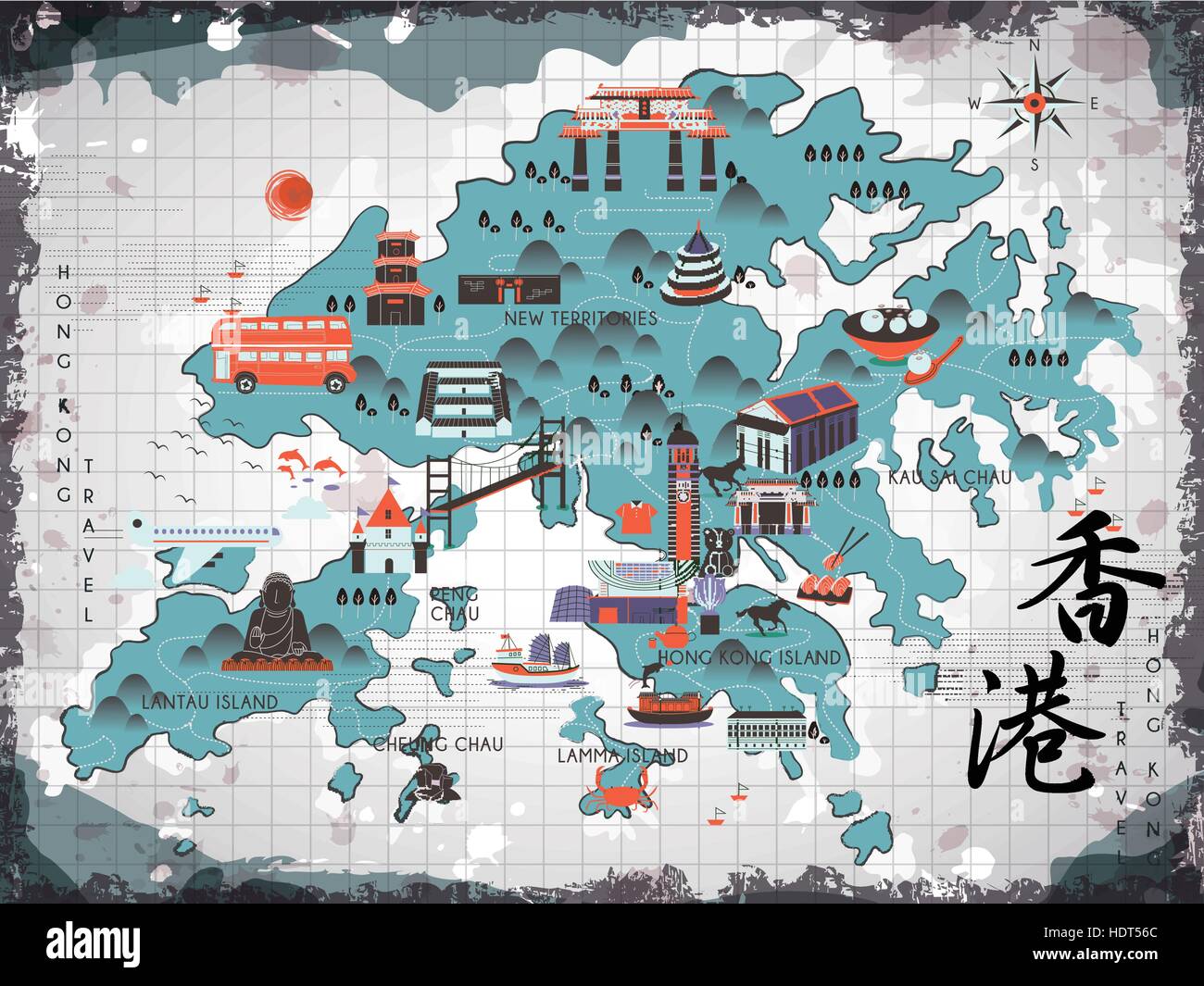 Tourist map of hong kong island - Touristvisitorguides.com