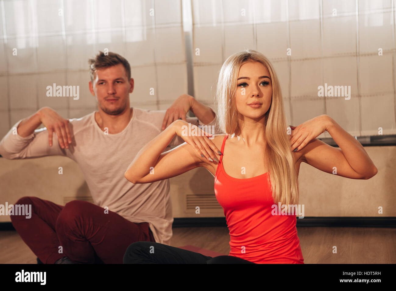 Twisting leg hi-res stock photography and images - Alamy