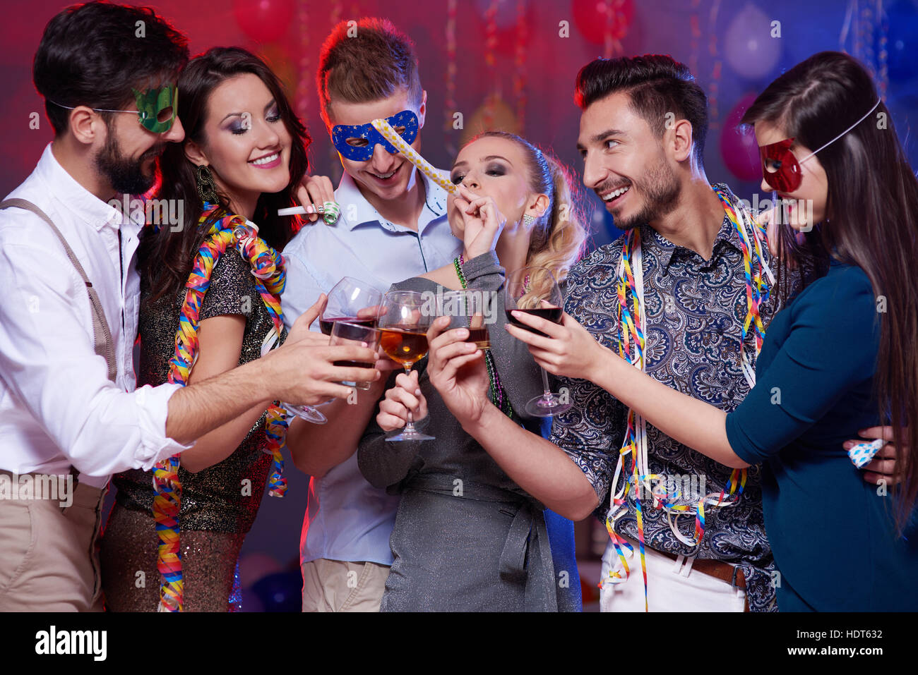 Waist up of dressed up cheerful people Stock Photo - Alamy