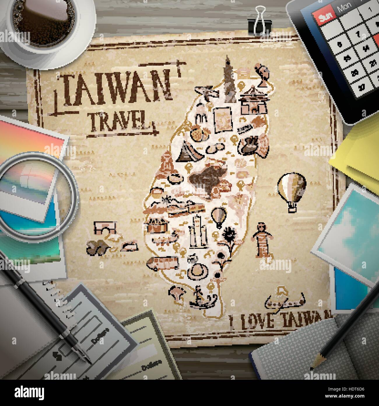 View taiwan Stock Vector Images - Alamy