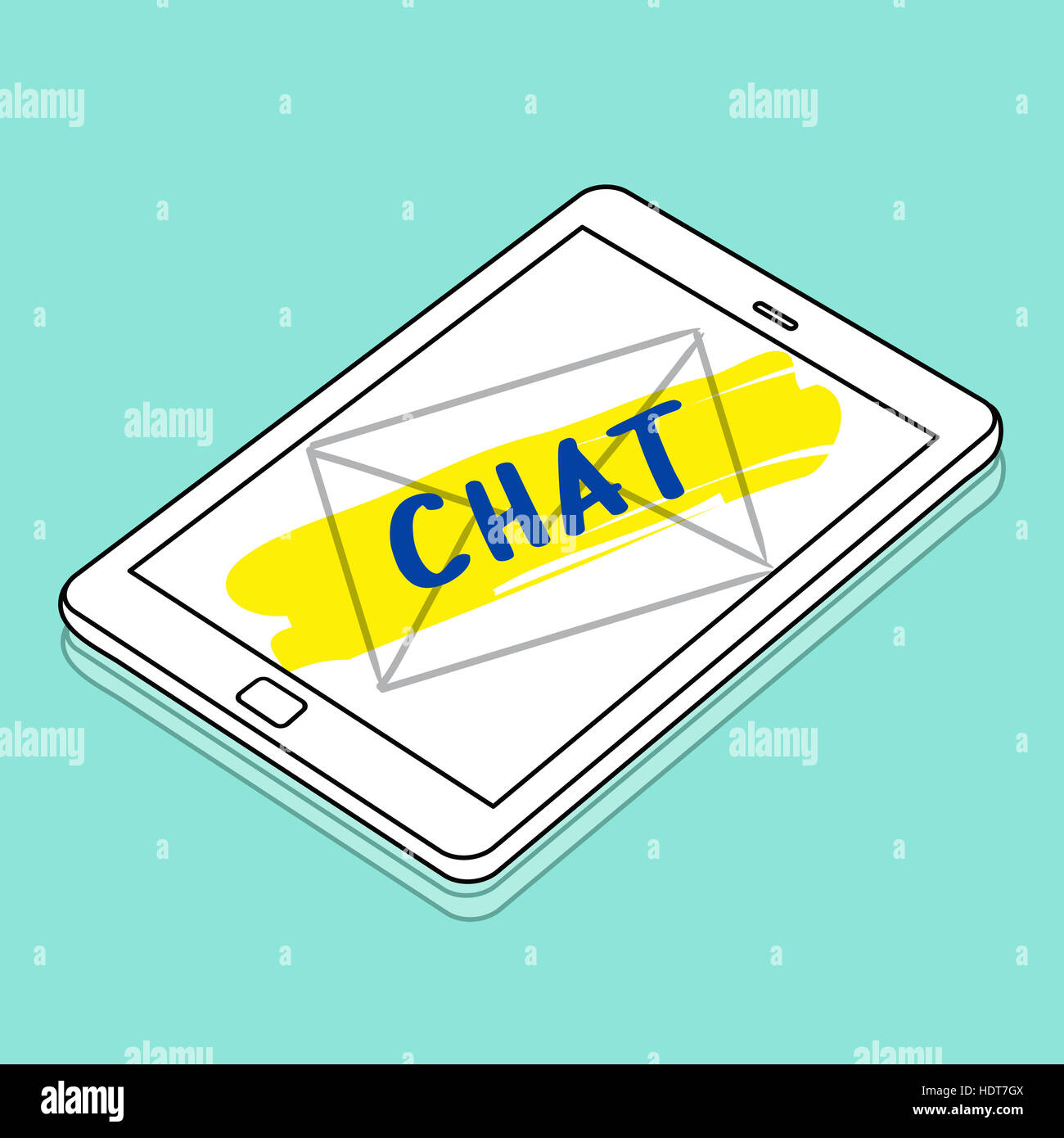 Mail Chat Communication Message Concept Stock Photo - Alamy