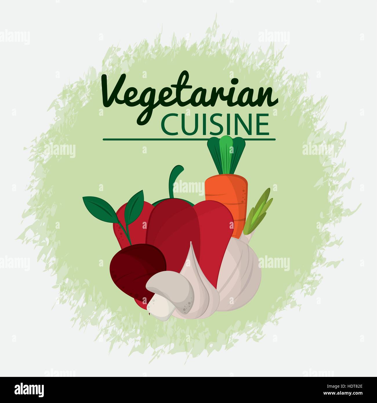 Greek cuisine food salad Stock Vector Images - Alamy