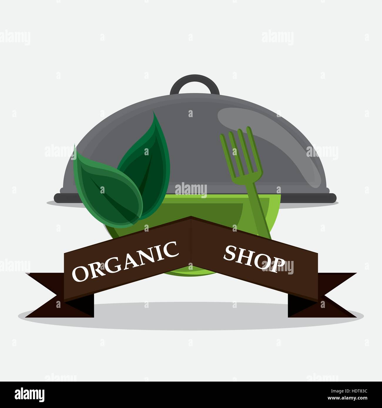 Empty bowl fork Stock Vector Images - Alamy