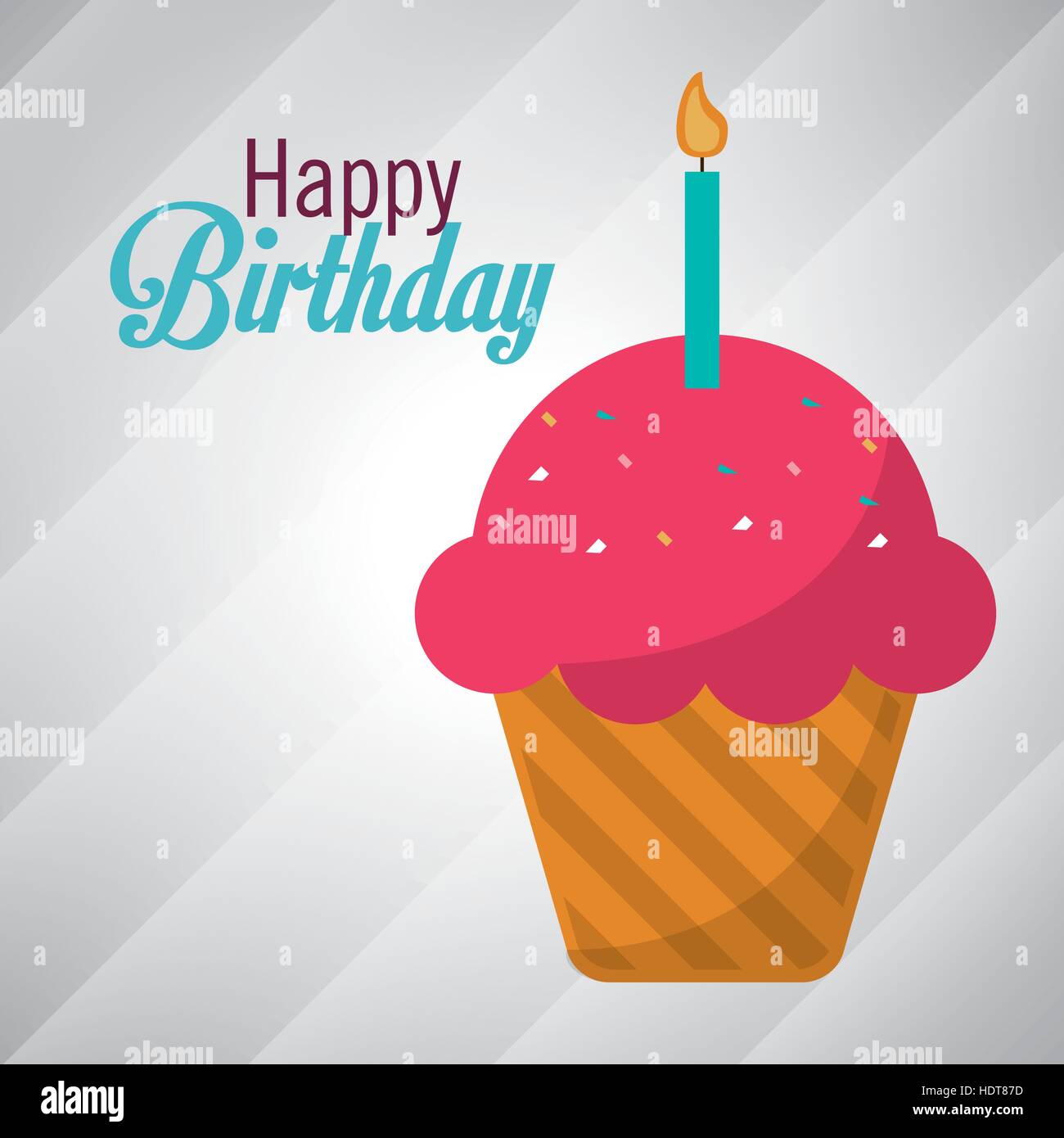 Blue first birthday cake Stock Vector Images - Alamy
