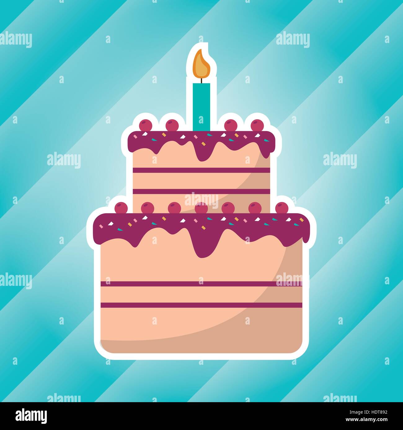 Happy Birthday Big Cake Wallpaper