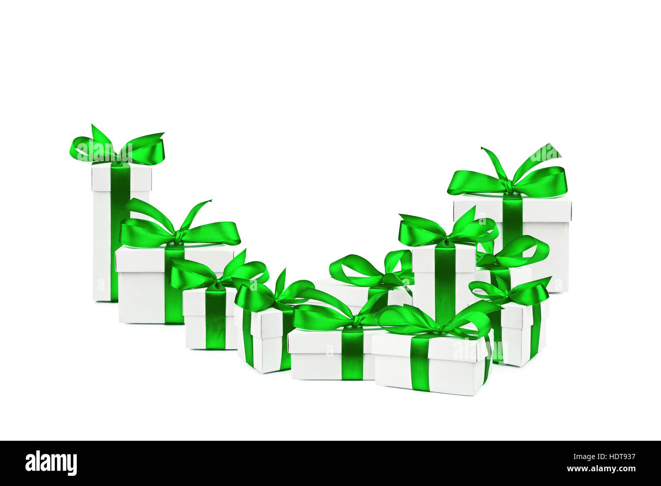 set of gift box isolated Stock Photo - Alamy